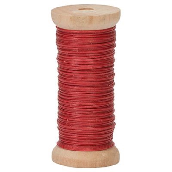 Premium Ritza Tiger Waxed Red Thread .8 mm 50 Meter Spool ⋆ Saddles N ...