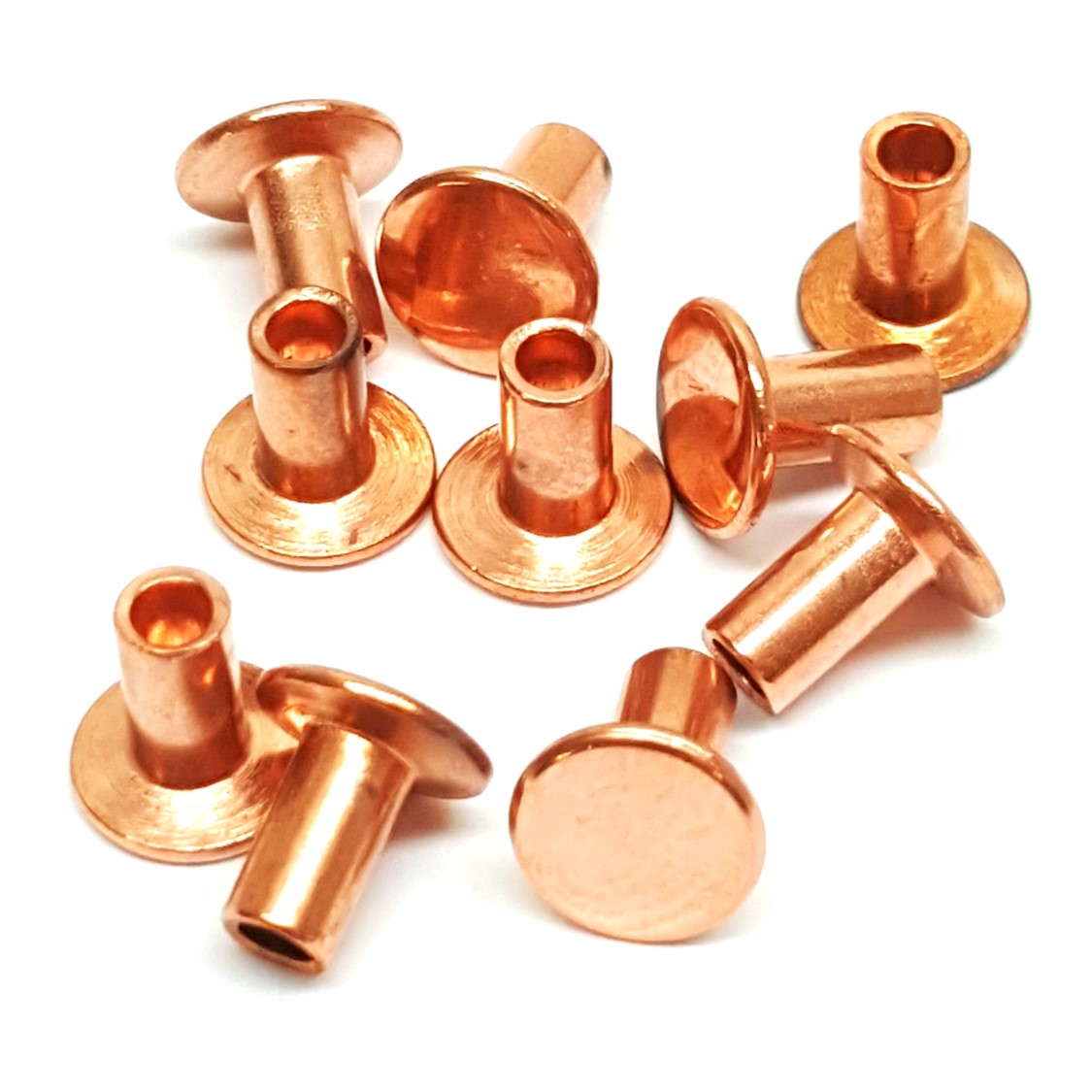 10 Pack 1 Tubular Copper Rivets 4 16 Saddles N Such SMC 10 Pack 1 Tubular Copper Rivets 4 16 Saddles N Such SMC