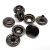 5/16" 40 Piece Set Durable Gun Metal Black Button Snap (10 Complete ...