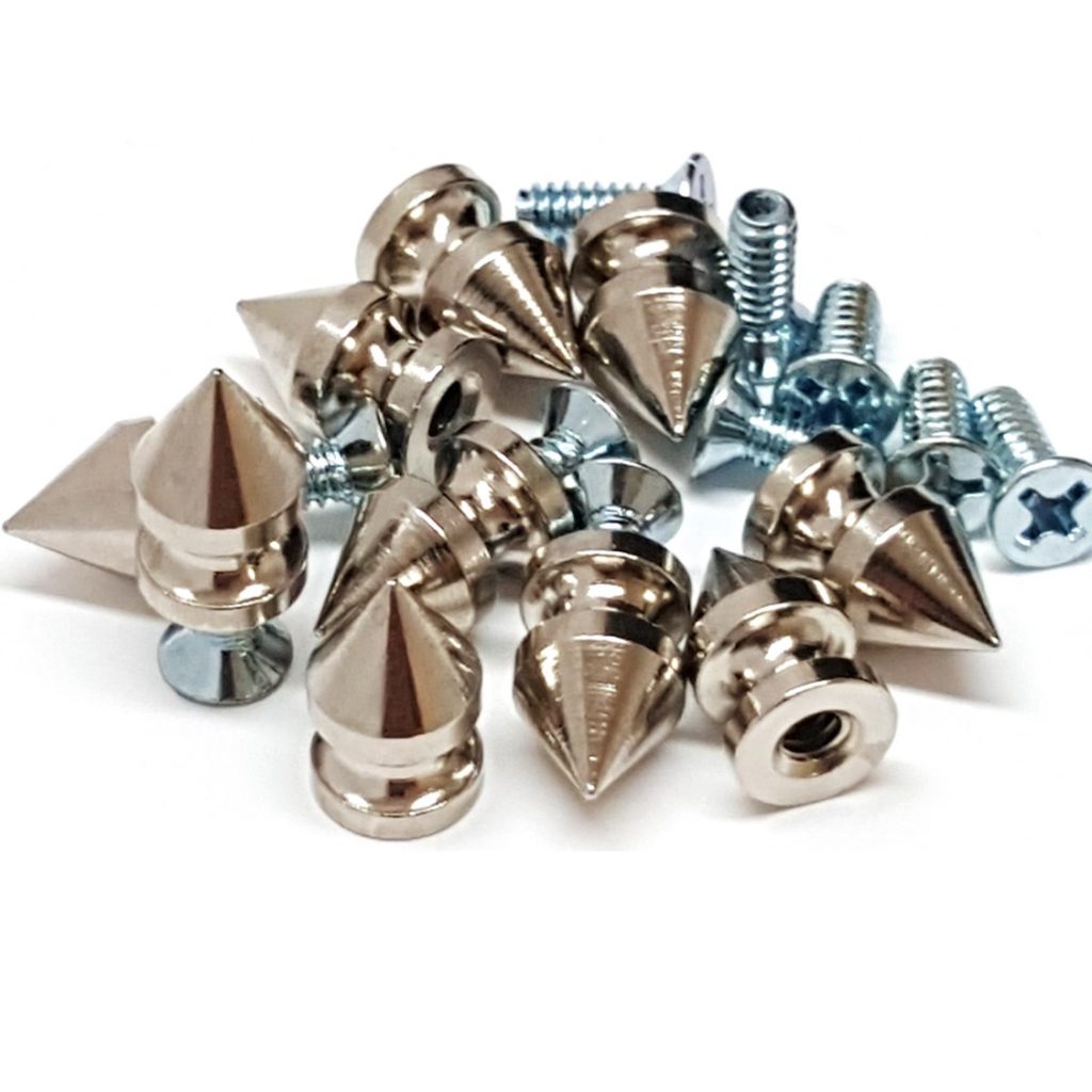 1/4" Round Leather Spike With Screw 10 Pack ⋆ Saddles N Such | SMC