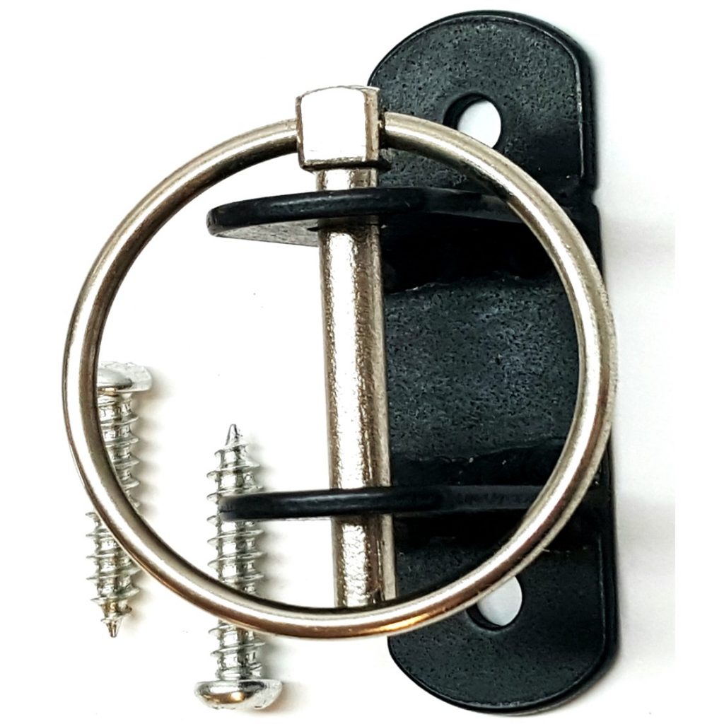 Bucket Hanger Bracket With Pin (Black) ⋆ Saddles N Such | SMC