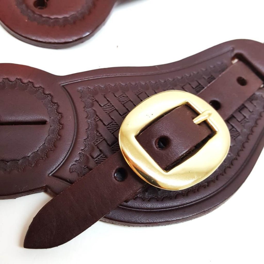 Adult Western Spur Straps Leather W/ Brass Buckle ⋆ Saddles N Such | SMC