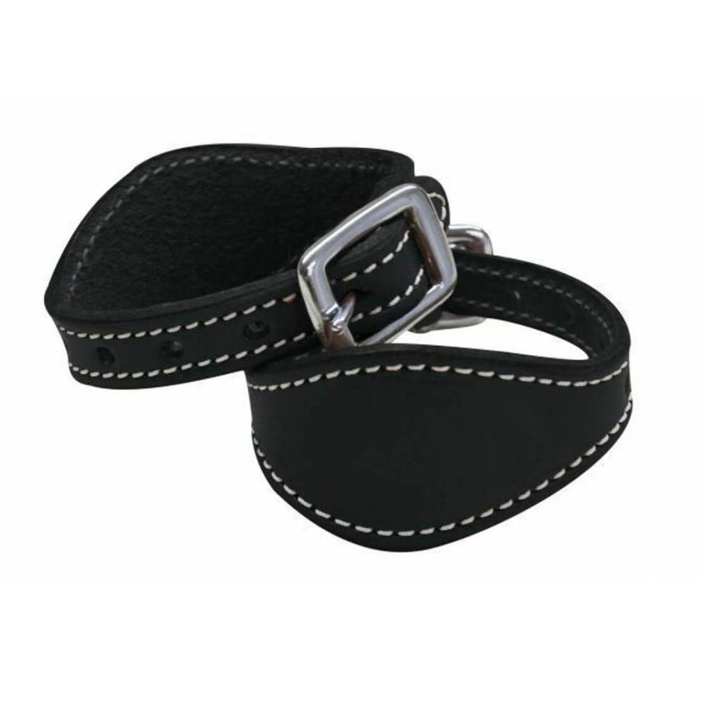 Black Shaped Western Saddle Stirrup Hobbles ⋆ Saddles N Such | SMC