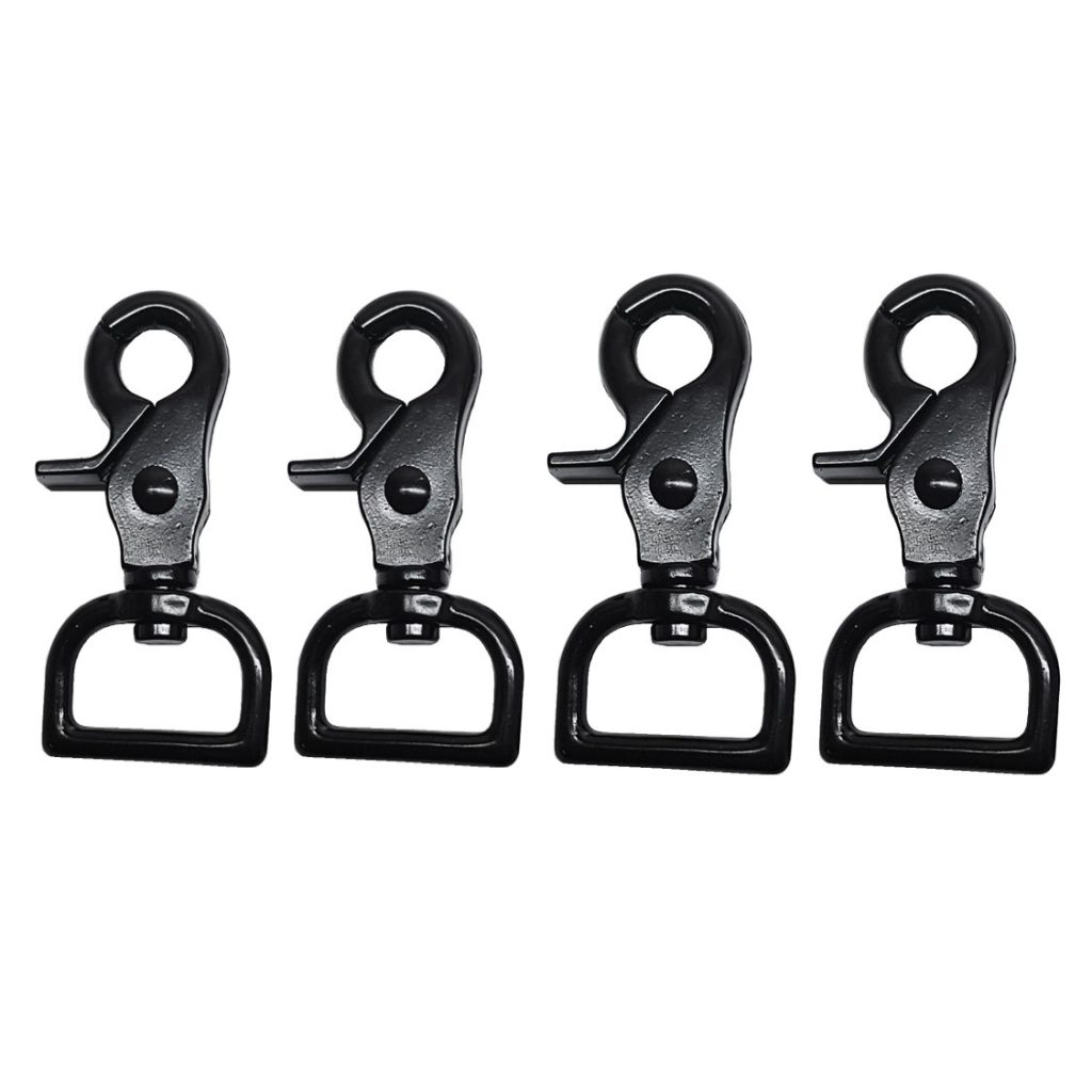 4 Pack 1" Gun Metal Black Trigger Snaps ⋆ Saddles N Such | SMC