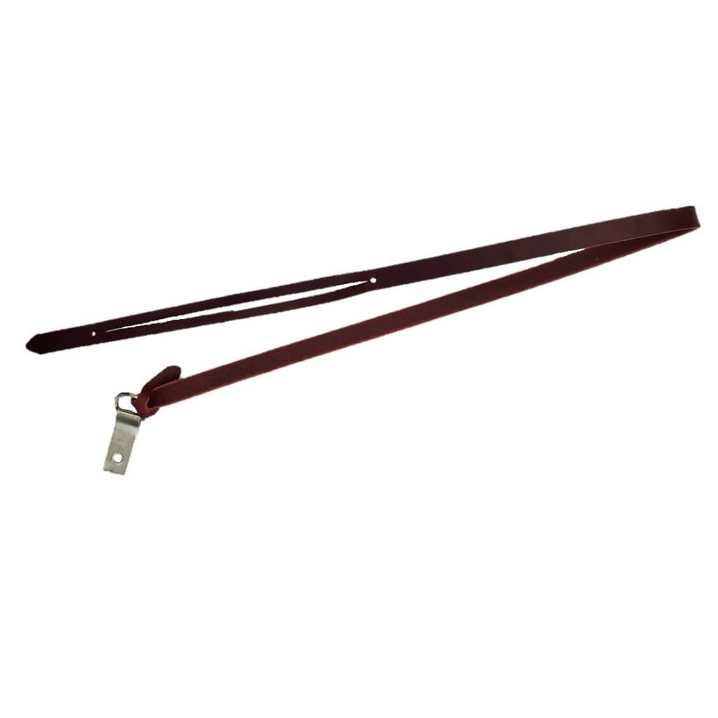 Handcrafted Lariat Rope Strap w/attachment D Latigo Leather Loop Strap ...