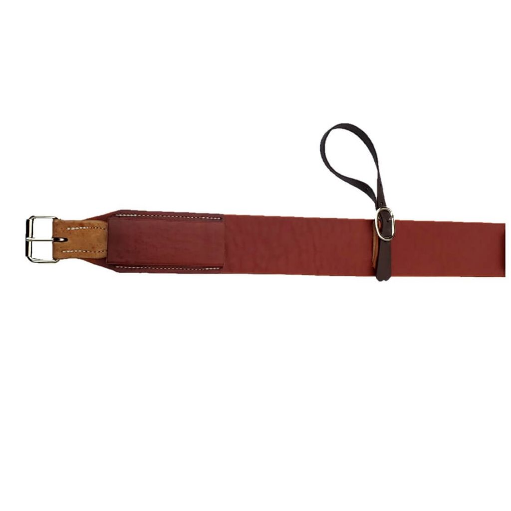 3" Western Harness Leather Rear Flank Cinch With Connector Strap ⋆ ...
