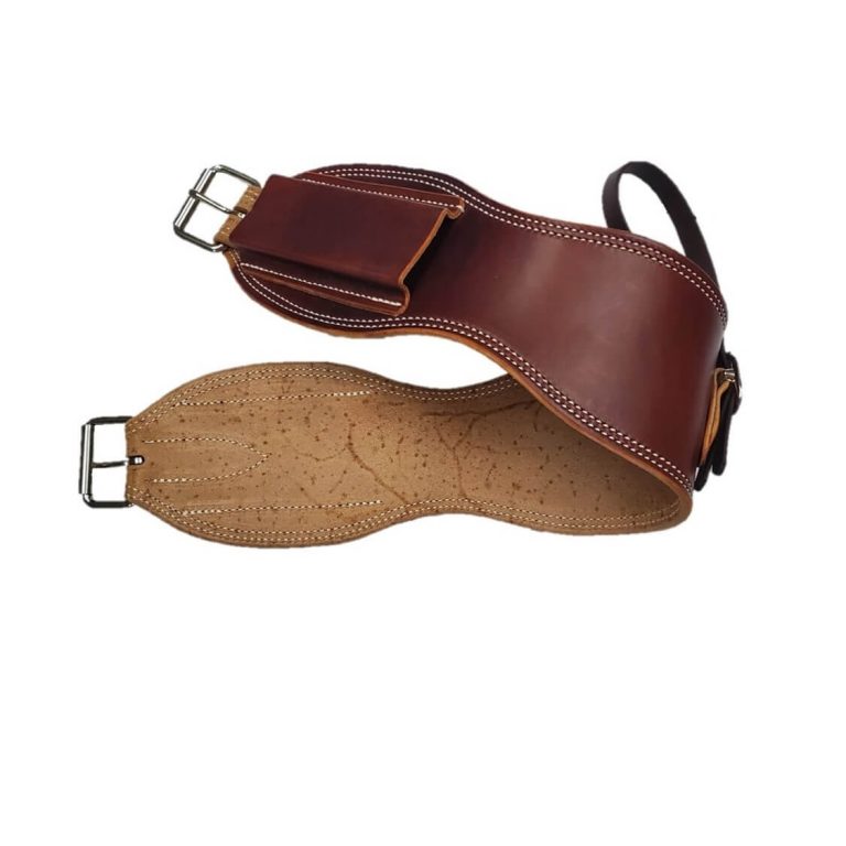 4 3/4" Western Harness Leather Rear Flank Cinch With Connector Strap ⋆ ...