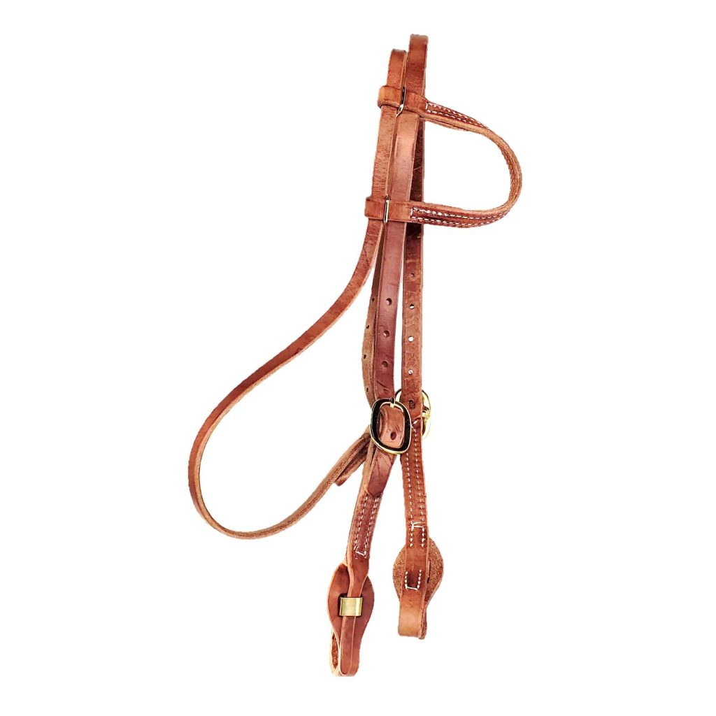 Herman Oak One Eared Quick Change Bridle with Brass Hardware ⋆ Saddles ...