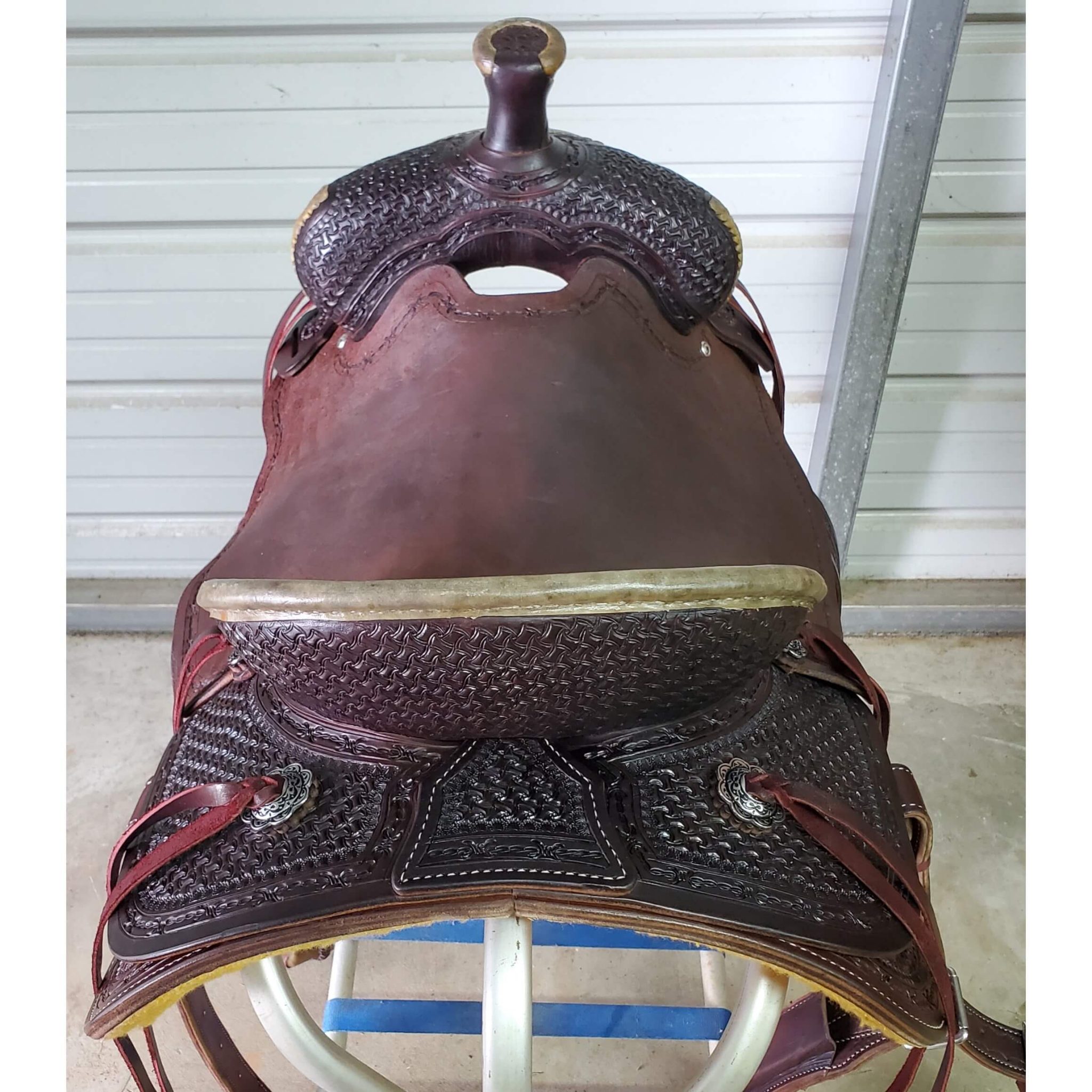 17" Will James hard tail Ranch Roper with Rawhide chocolate color by ...