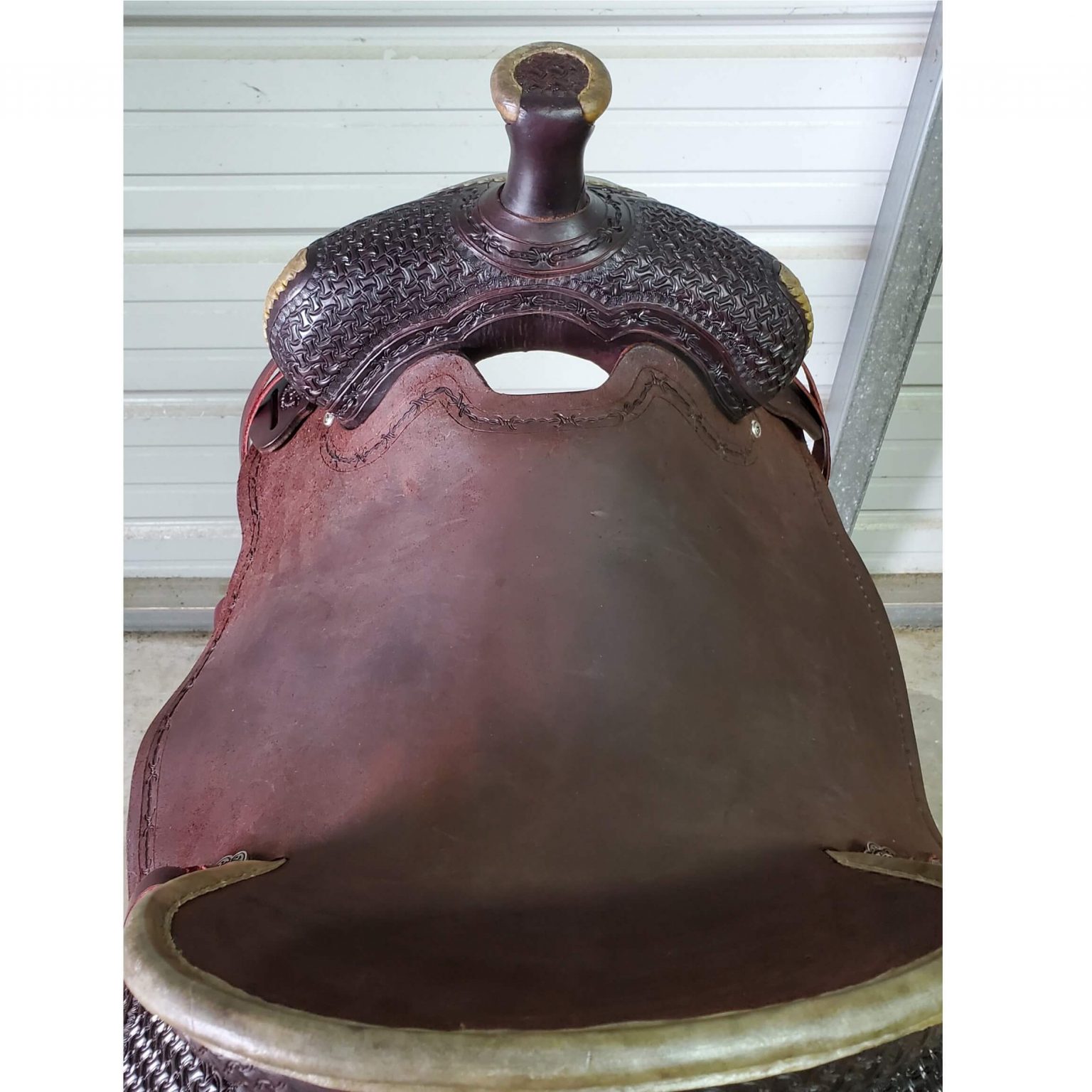 17" Will James hard tail Ranch Roper with Rawhide chocolate color by ...