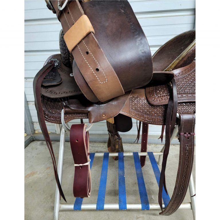 16" Will James hard tail Ranch Roper with Rawhide chocolate color by ...