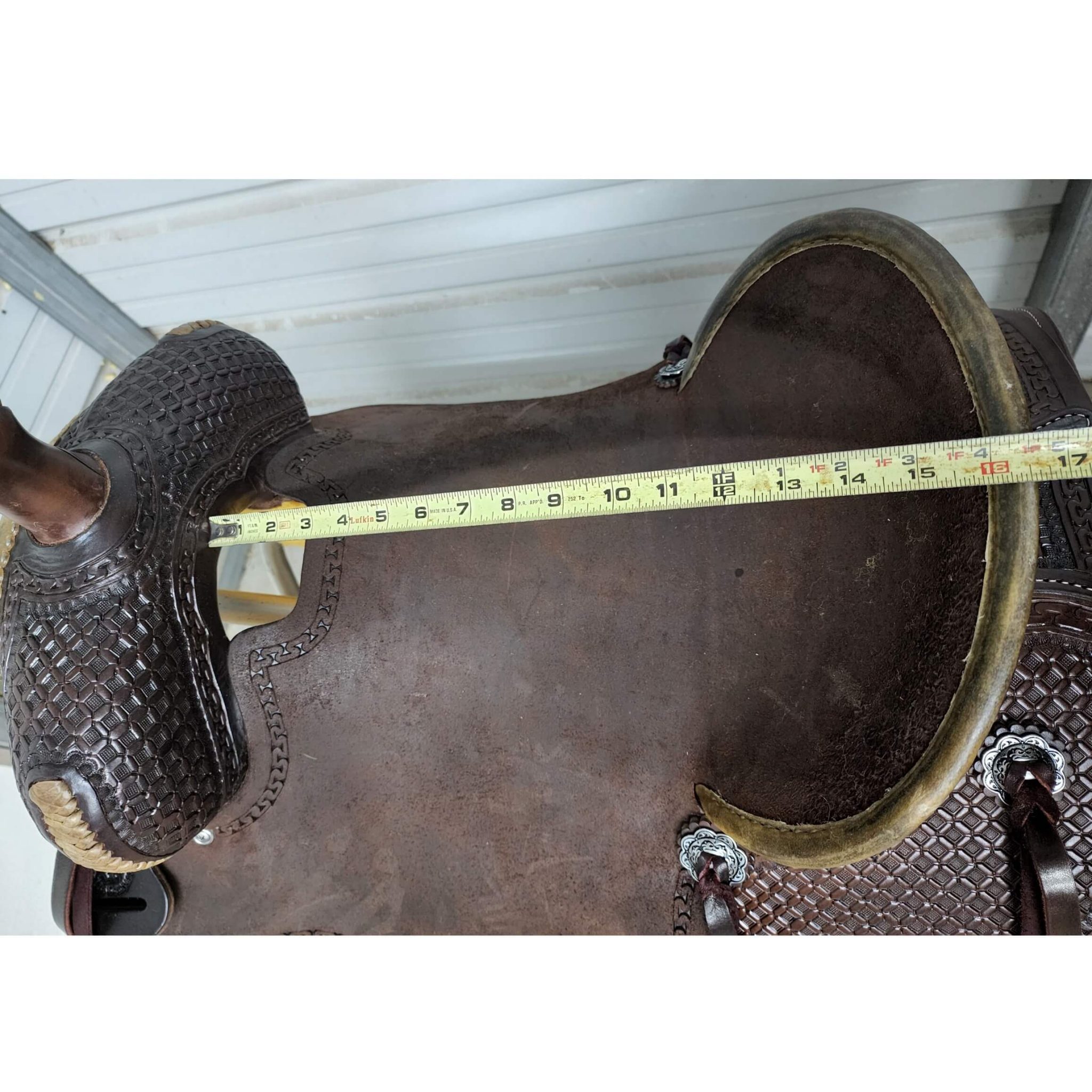 16" Will James hard tail Ranch Roper with Rawhide chocolate color by ...
