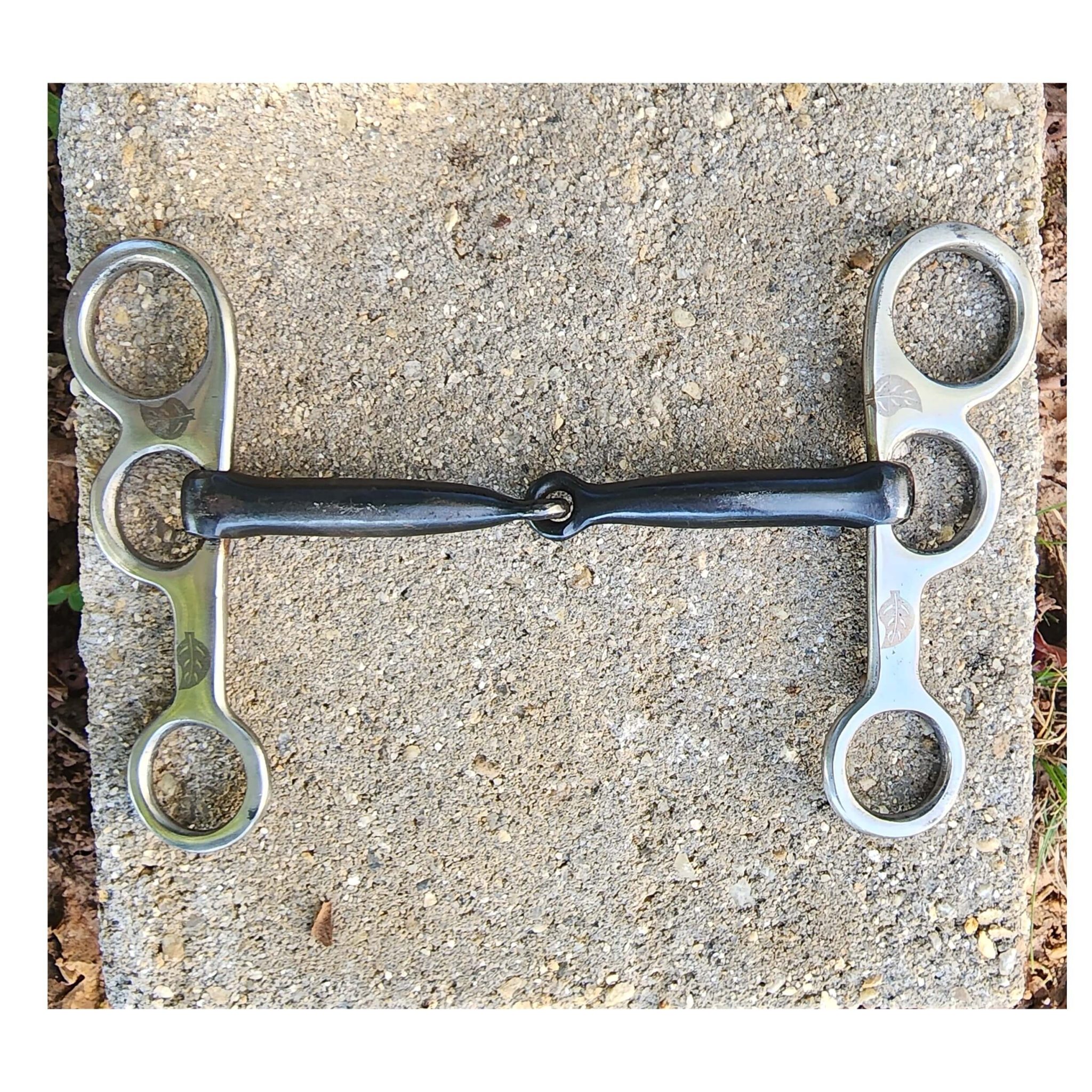 5" Wide black steel broken with Stainless Steel Shanks ⋆ Saddles N Such ...
