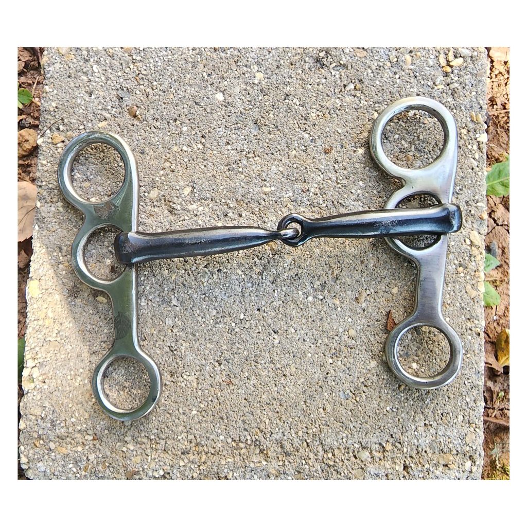 5" Wide black steel broken with Stainless Steel Shanks ⋆ Saddles N Such ...