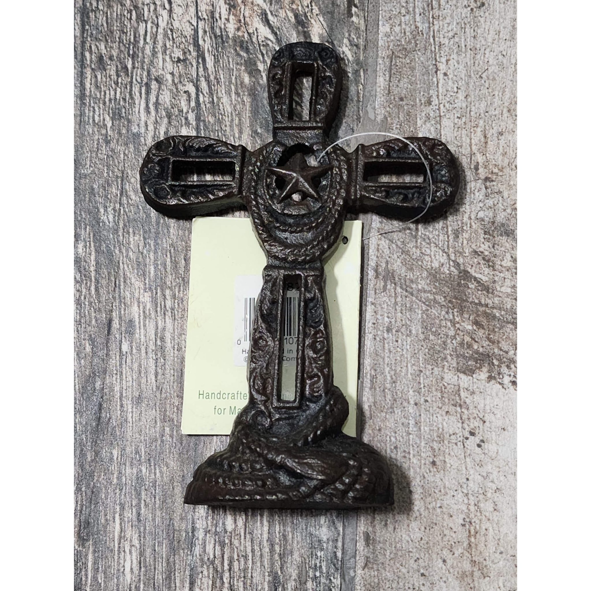 Free Standing Black Cast Iron Cross ⋆ Saddles N Such | SMC