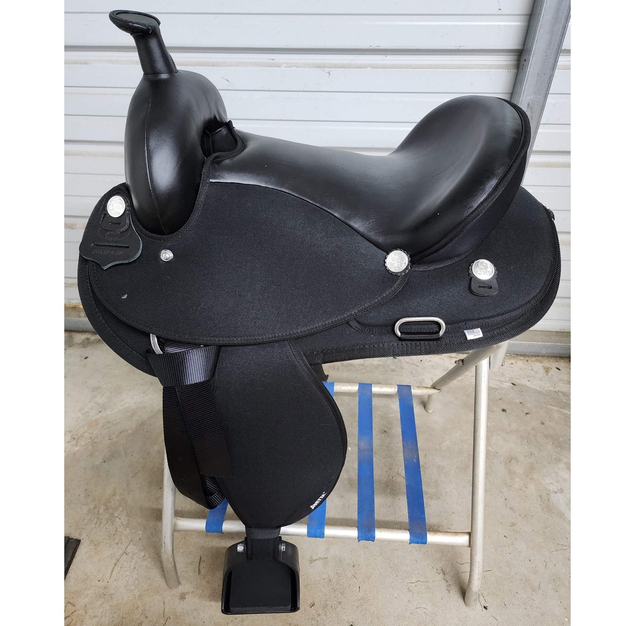 17" Black Abetta Gaited Comfort Trail Saddle ⋆ Saddles N Such | SMC