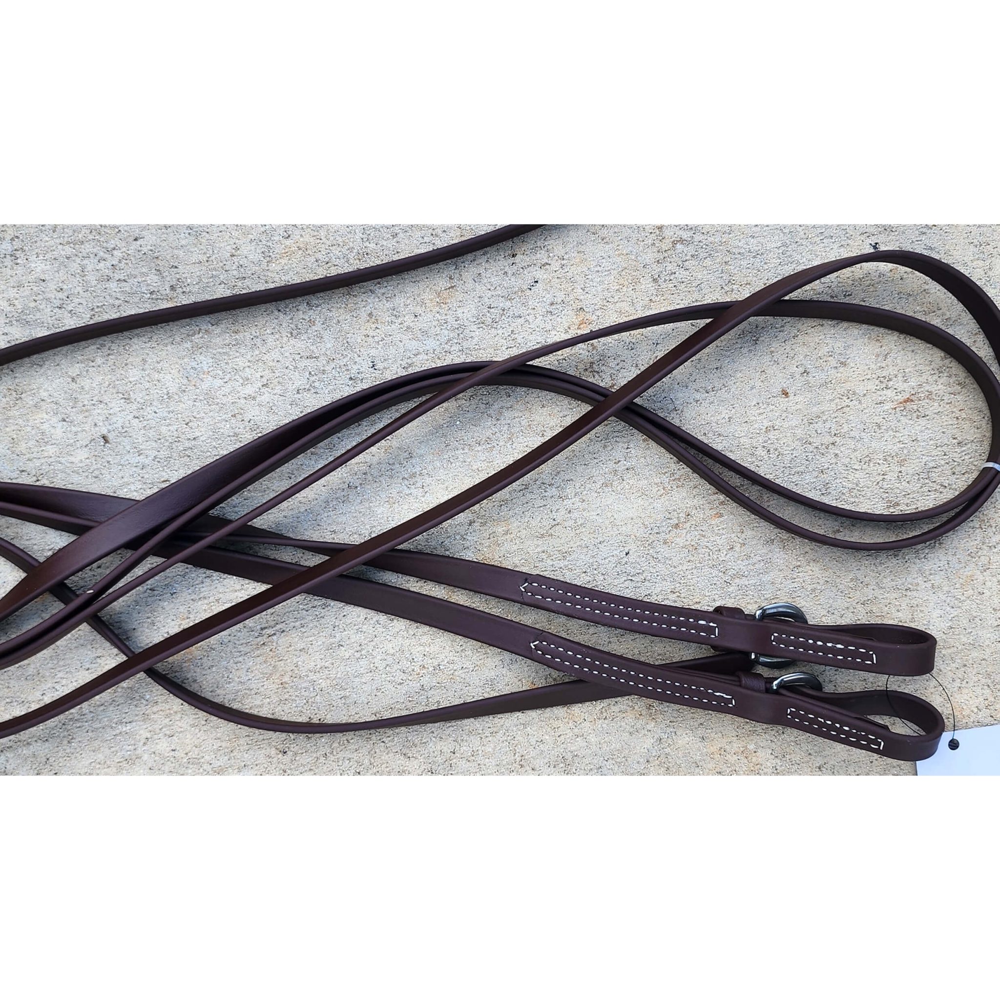 Brown Western Beta Biothane Buckle Split Reins 5/8" x 8' ⋆ Saddles N ...