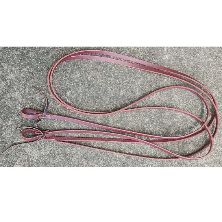 1/2" x 8' Premium Latigo Leather Split Reins ⋆ Saddles N Such | SMC