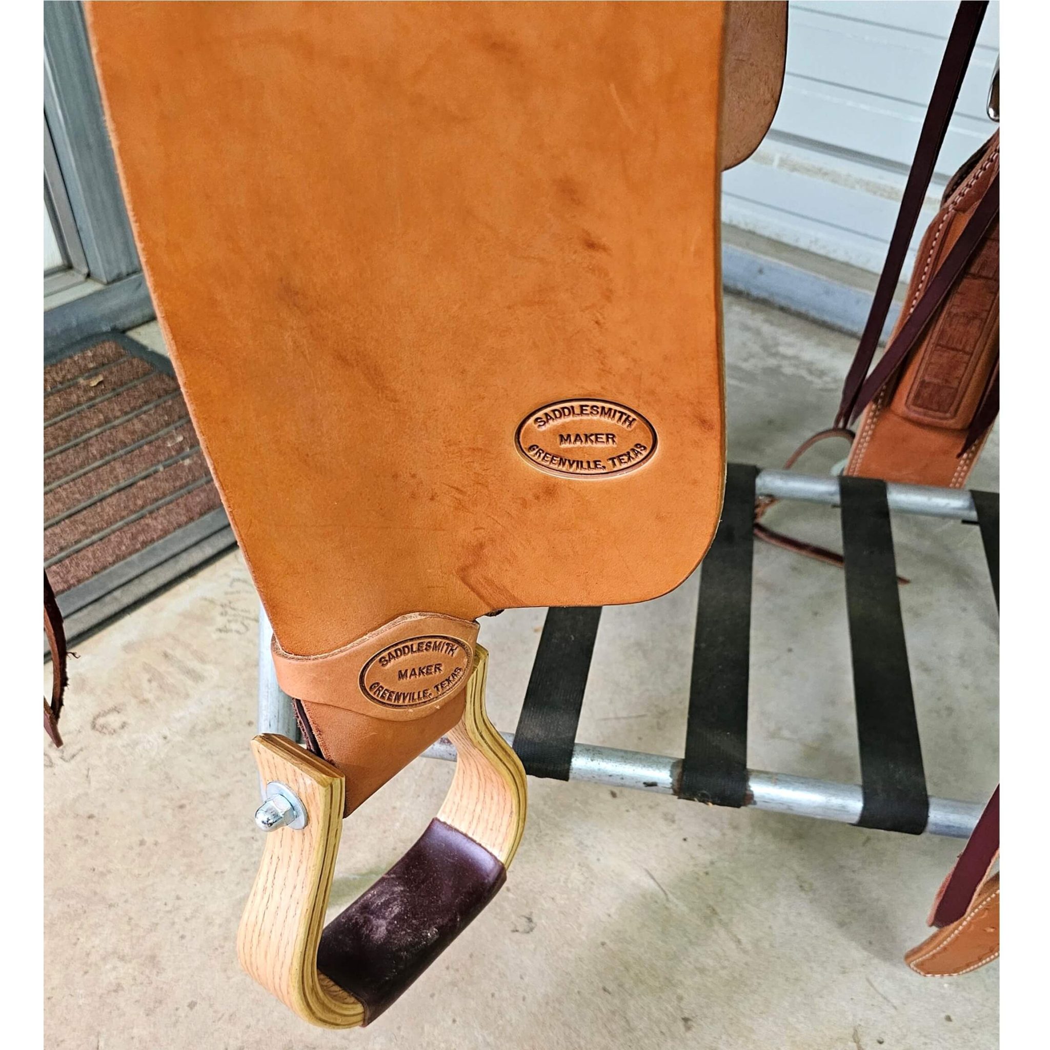 17" Tan Color Cutting Saddle with Tooling by SaddleSmith Co. ⋆ Saddles ...